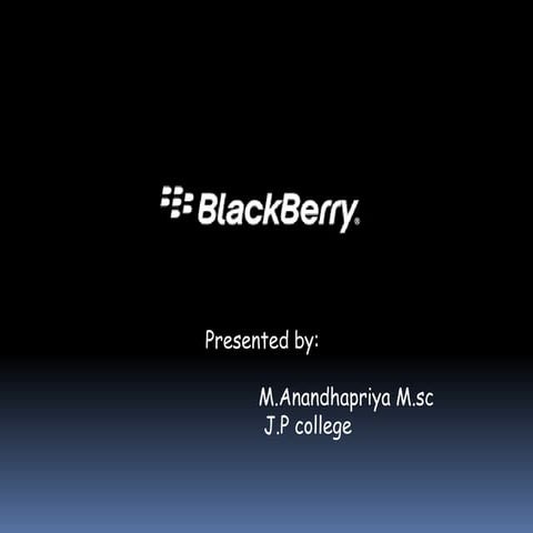 Blackberry | PPTX