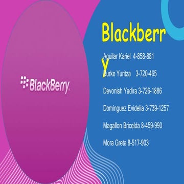 Caso blackberry | PDF