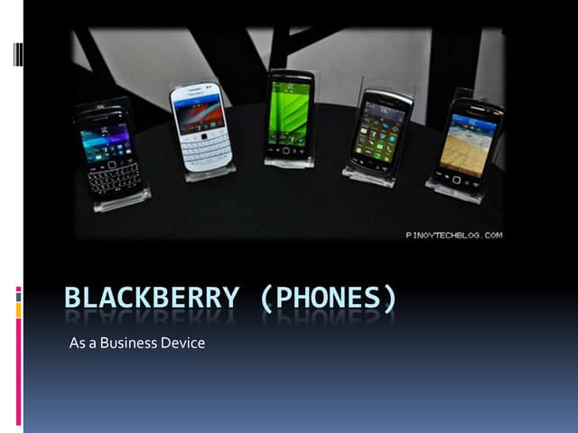 All Blackberry Models