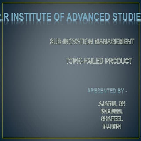 Black berry strom(failed product) | PPTX