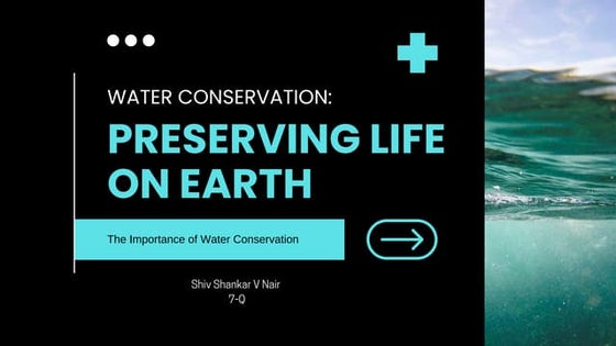 Water Conservation ppt presentation | PPT