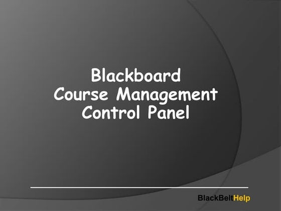 Course backup and restore | PPT