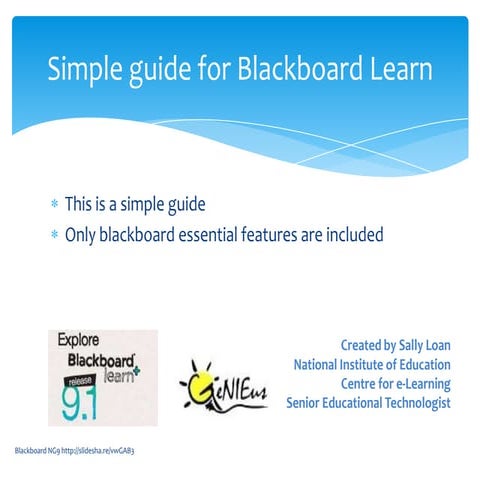 NEC Blackboard Welcome | PPTX