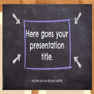 Blackboard · SlidesMania.pptx kebutuhan dalam pembuatan presentasi | PPTX