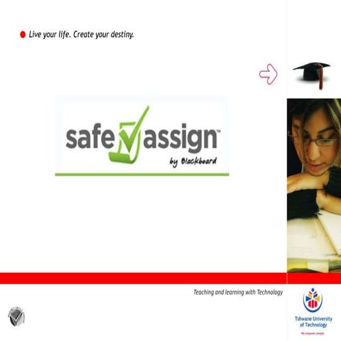Blackboard training - SafeAssignment | PPT