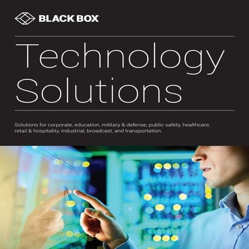 Black Box Brochure Technology Solutions | PDF