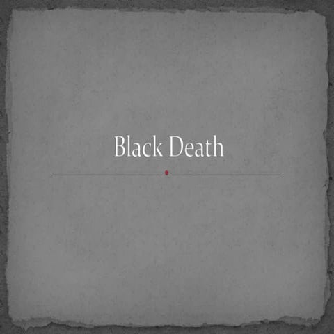 Black death | PPTX