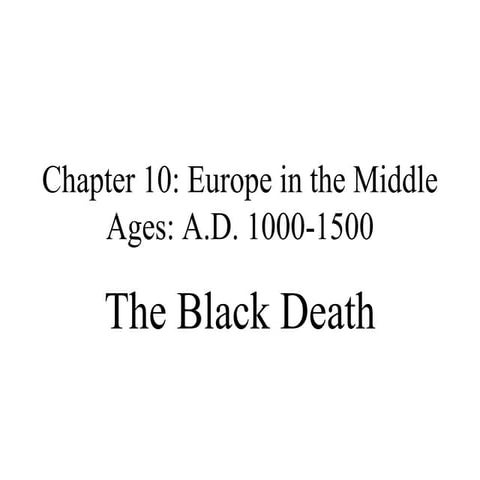 Black death | PPT