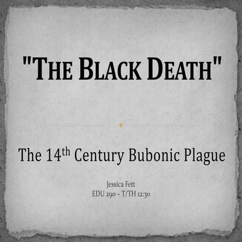 Black death & 100 years war | PPT