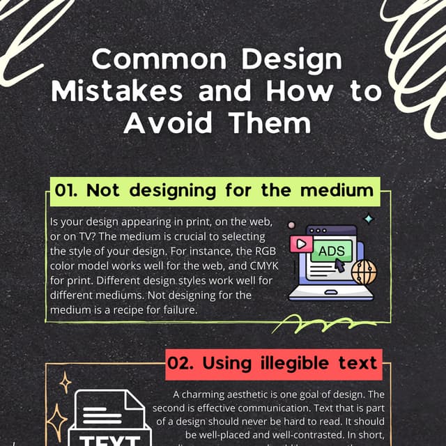 Common Designing Mistakes and How to avoid them | PDF