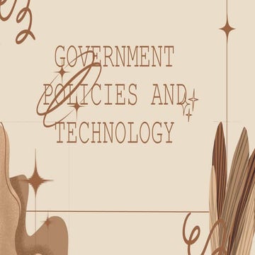 government poliycy and technology and beyond | PPTX