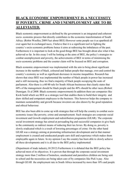 Crime and unemployment | PDF