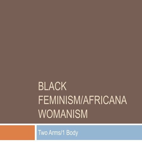 Black Feminism and the African Dioaspora | PPTX