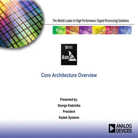 Blackfin Core Architecture Pdf Operating Systems Computer 5749