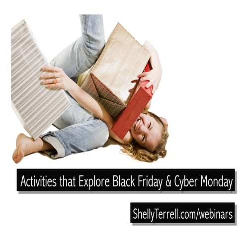 Activities & Lesson Ideas Exploring Black Friday and Cyber Monday | PPT