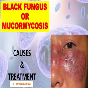 Black fungus #mucormycosis #cutaneous (skin) mucormycosis # ...
