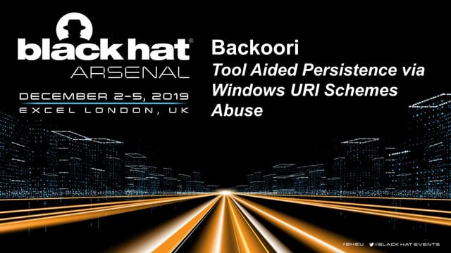 Windows 10 URI persistence technique | PPT Windows 10 URI persistence technique | PPT
