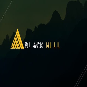 Black Hill Powerpoint Presentation Template | PDF
