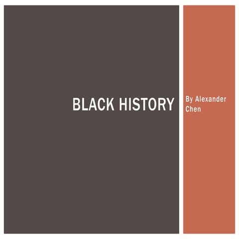 Black history | PPT