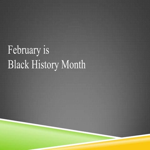 Black history month | PPTX