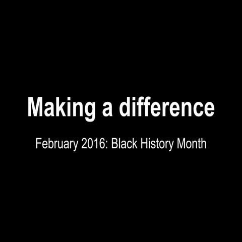 Black History Month: February 2016 | PPTX
