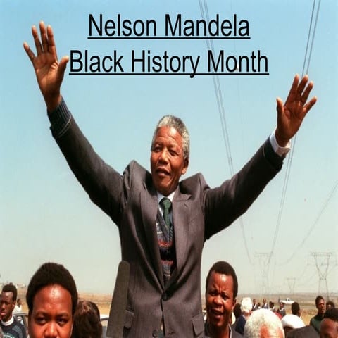 Black history month civics nelson mandela | PPT