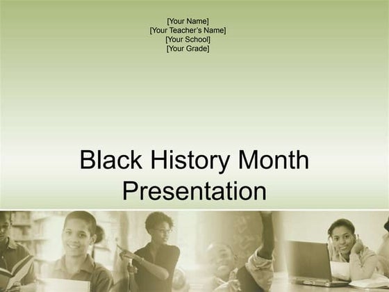 Black History the history of people living around the globe who are ...