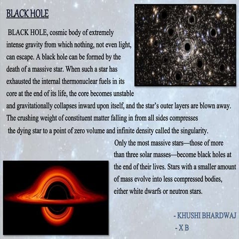 Black hole | PPTX