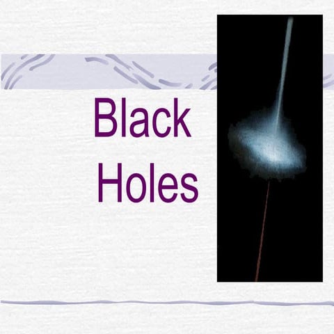 Black holes | PPT