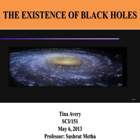 Black holes presentation | PPTX