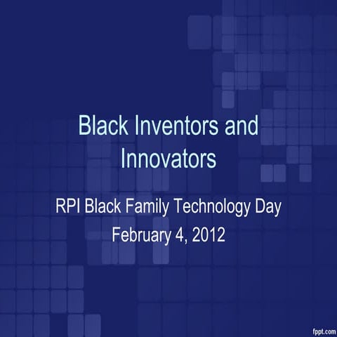 Black Inventors And Innovators | PDF