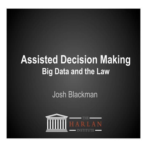 Assisted Decision Making | PPT
