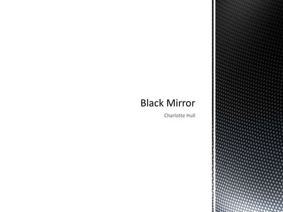 Black Mirror Analysis - 15 Million Merits | PPT