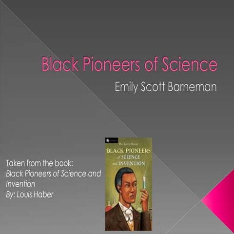 Bhm science display famous black scientists | DOCX