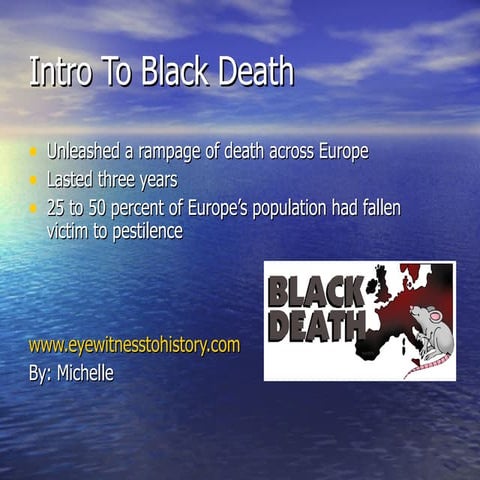 Black Plague | PPT | Infectious Diseases | Diseases and Conditions