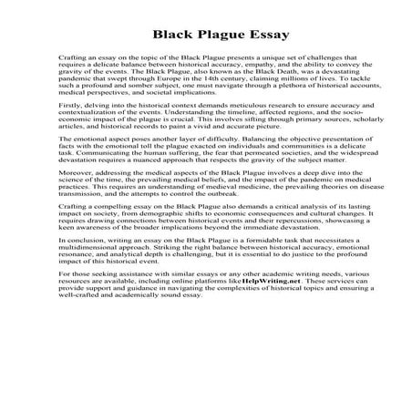 Essay On Polio. University of Saint Mary | PDF