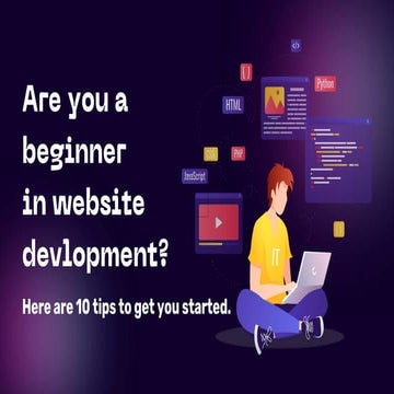 10 Website development tips for beginners | PPTX