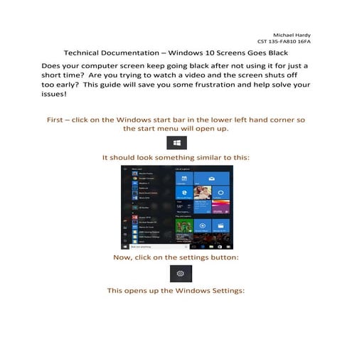 Black screen windows 10 | PDF