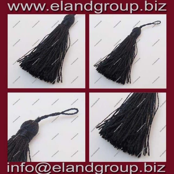 Black silk key tassel | PPT