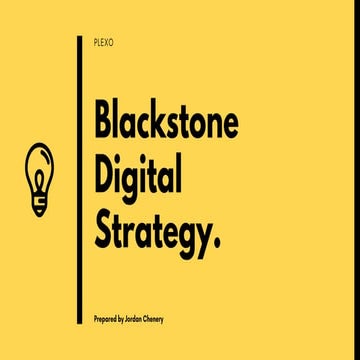Blackstone 6 monthly report | PPT
