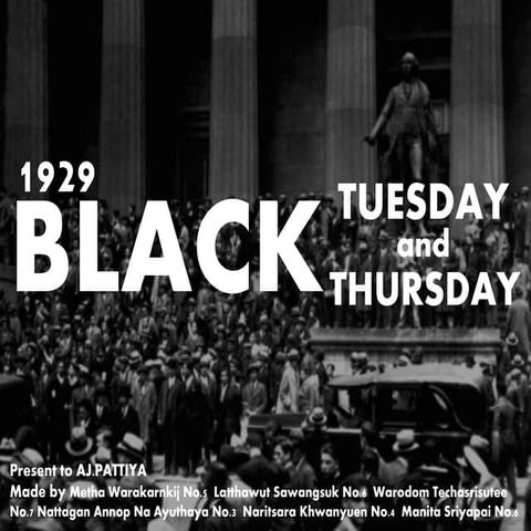 Black thursday and Black tuesday | PPT