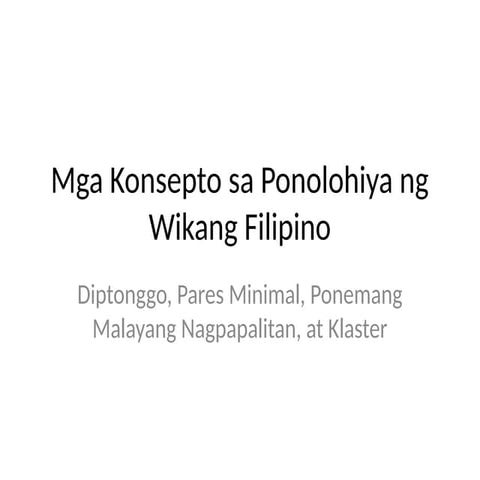 definition of diphtongs and cluster (diptonngo at klaster) for grade 2 ...