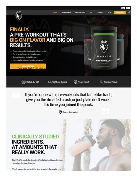 Blackwolf Pre Workout