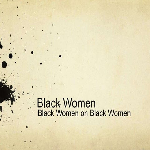 Black Women in Literature | PPT