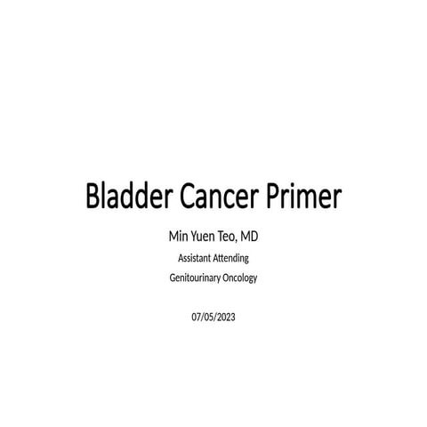 nccn bladder cancer guidelines for the treatment of bladder cancer | PPTX
