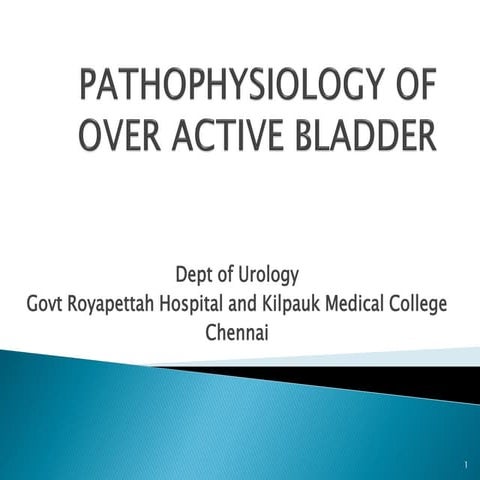 Bladder Over Active Bladder(OAB)- pathophysiolog | PDF