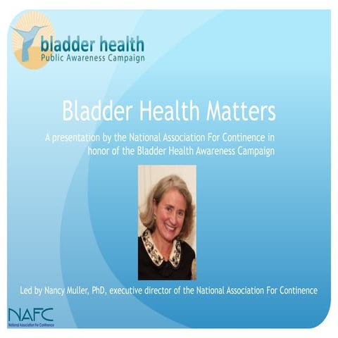 Bladder Health Matters | PPTX