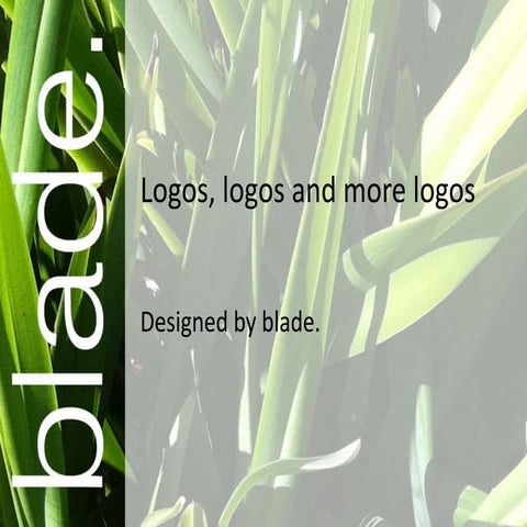 Blade.logos, logos, logos. 140213 | PPTX