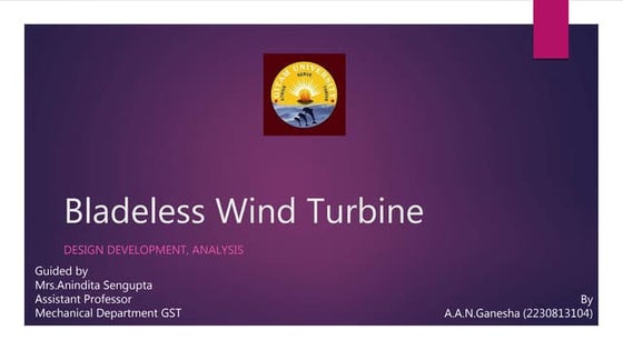 Design and Fabrication of Bladeless Wind Power Generation | PDF | Power and Energy Industry ...
