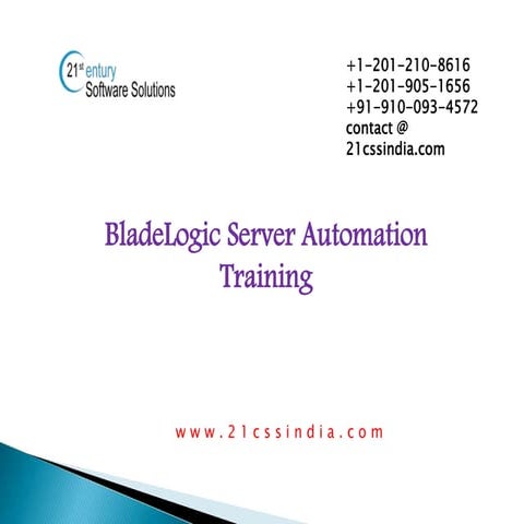 Bladelogic server ppt | PPTX